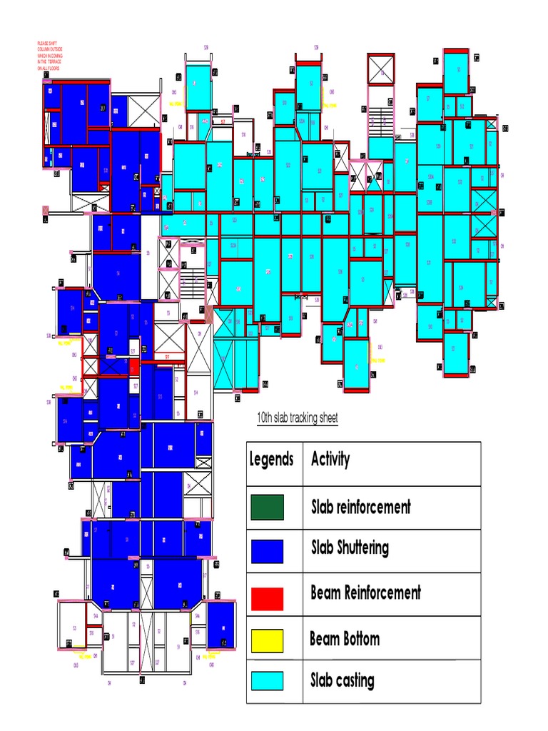 Legends Activity Slab Reinforcement Slab Shuttering Beam Reinforcement ...