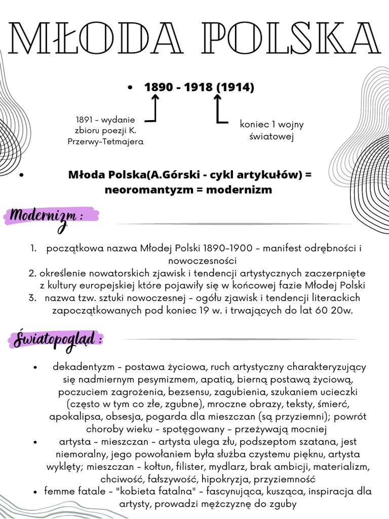 Młoda Polska | PDF