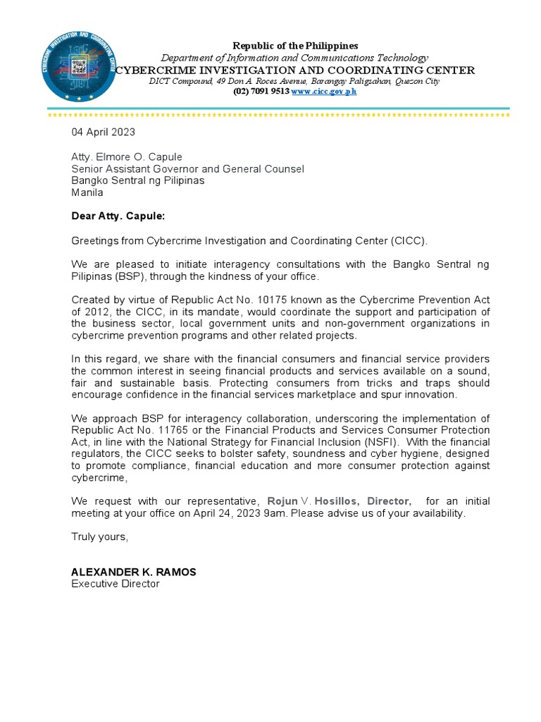 Memo - Cicc BSP Collaboration | PDF | Social Science