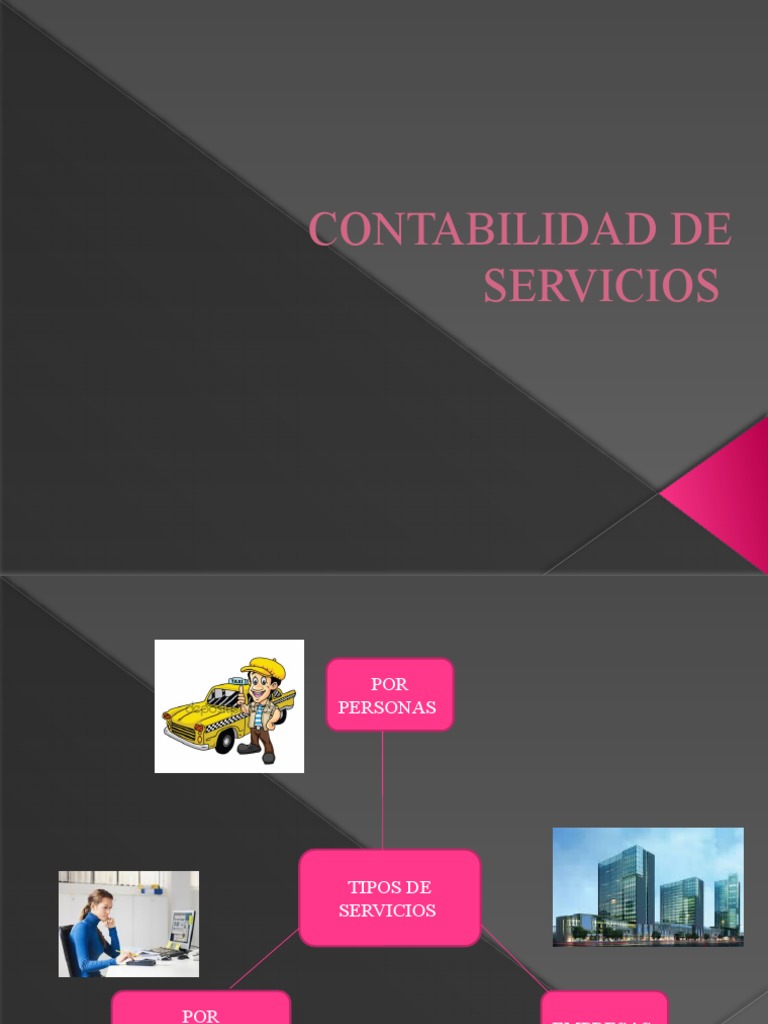 Contabilidad de Servicios Diapositivas | PDF | Contabilidad | Servicios ...