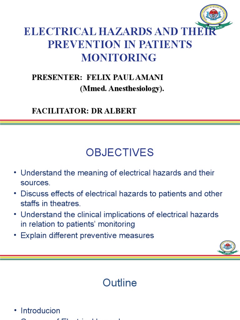 Electrical Hazards and Their Prevention in Patients Monitoring | PDF ...