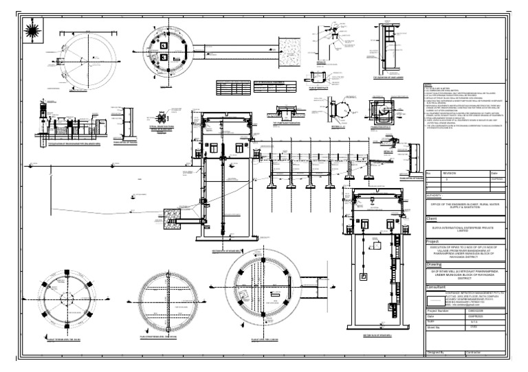 Intake Well and Pump House Design Plans | PDF | Building Engineering ...