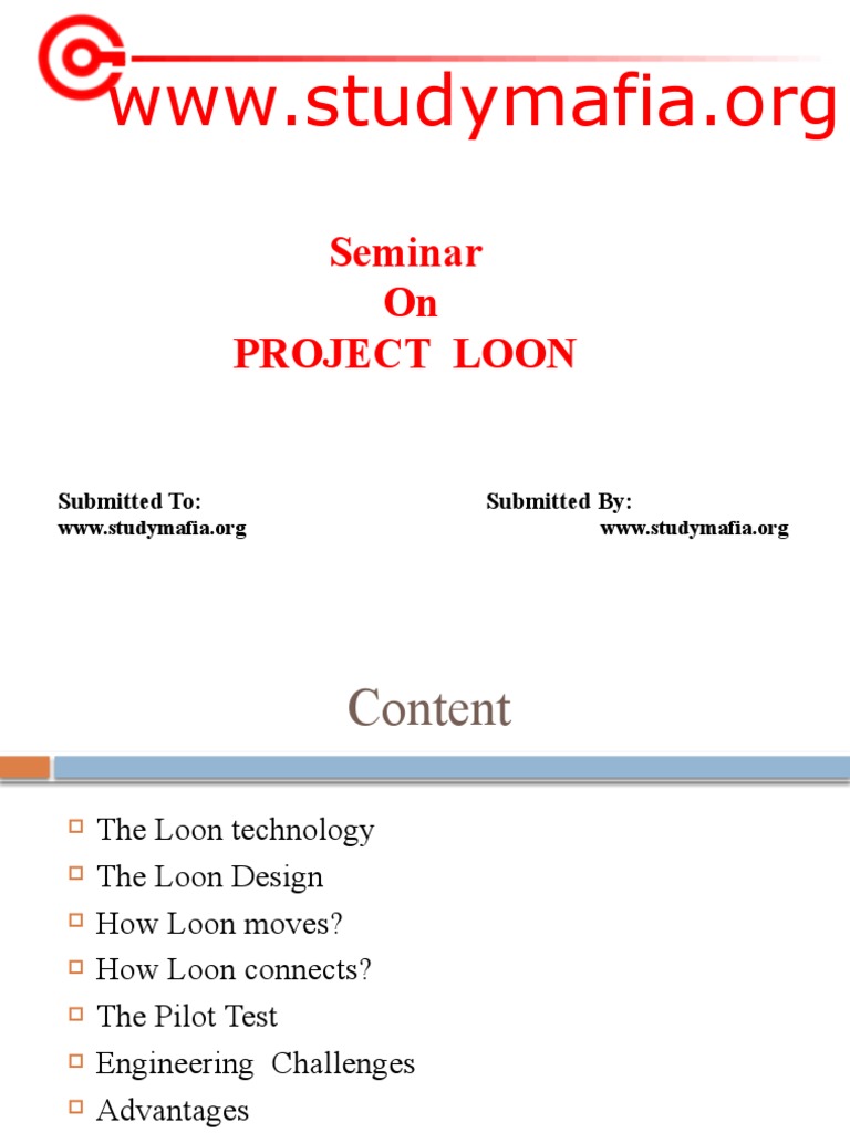 Cse Project Loon | PDF | Electronics | Telecommunications