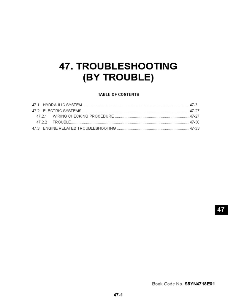 Kobelco Error' Code | PDF | Valve | Pump