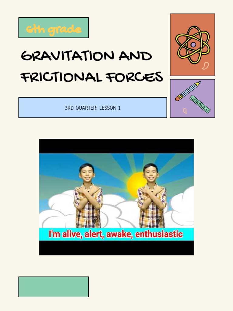 Forces of Gravity and Friction: Lessons on Concepts, Formulas, and ...