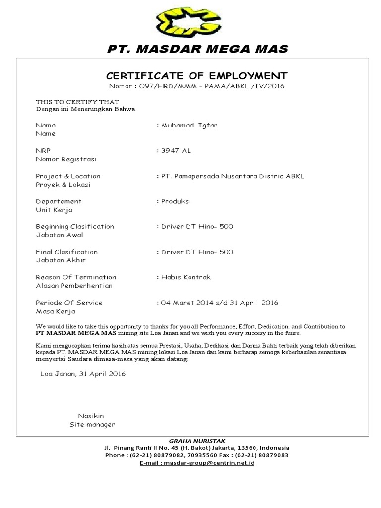 Certificate Muhammad Candra | PDF