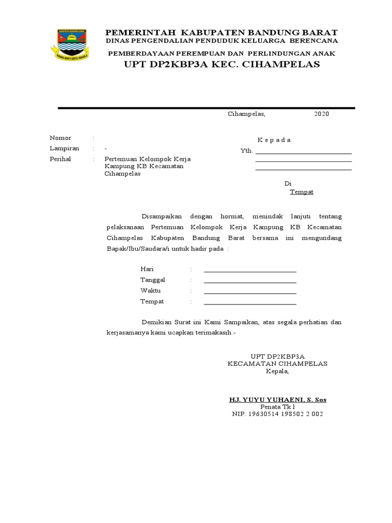 SURAT und. kampung kb (1) | PDF