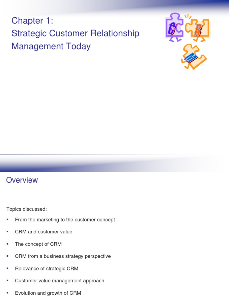 Strategic CRM: Enhancing Customer Value | PDF | Customer Relationship ...