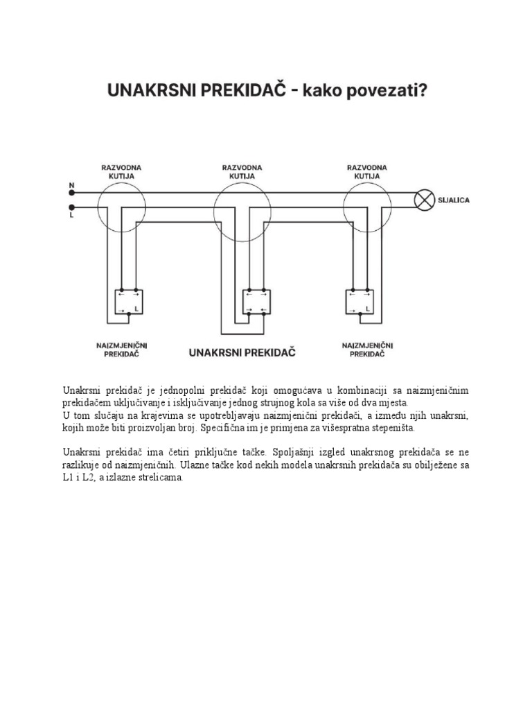 Unakrsni Prekidac | PDF