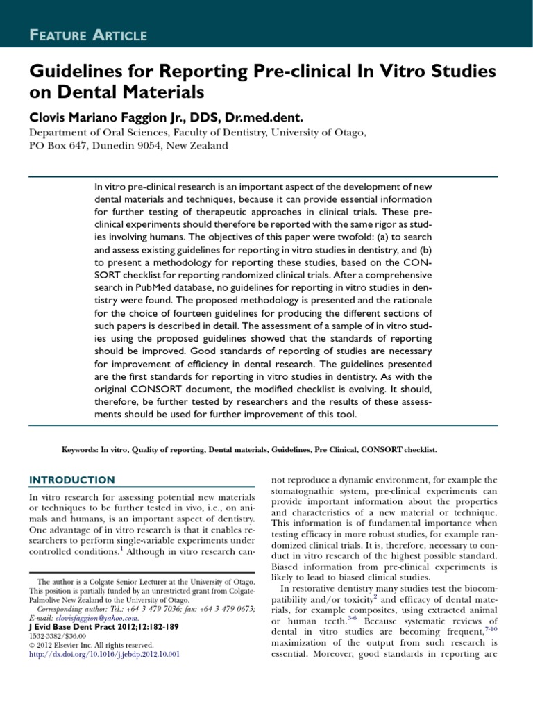 CONSORT - Estudos in Vitro | PDF | Randomized Controlled Trial ...