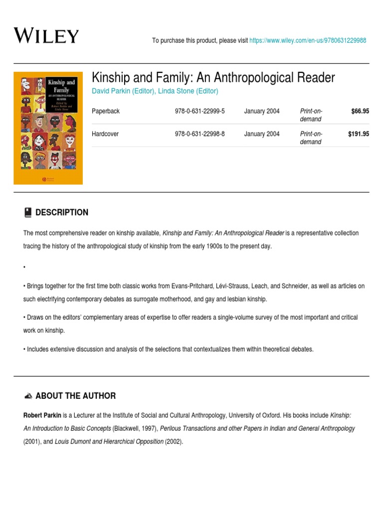Kinship and Family Reader Overview | PDF | Kinship | Cultural Anthropology
