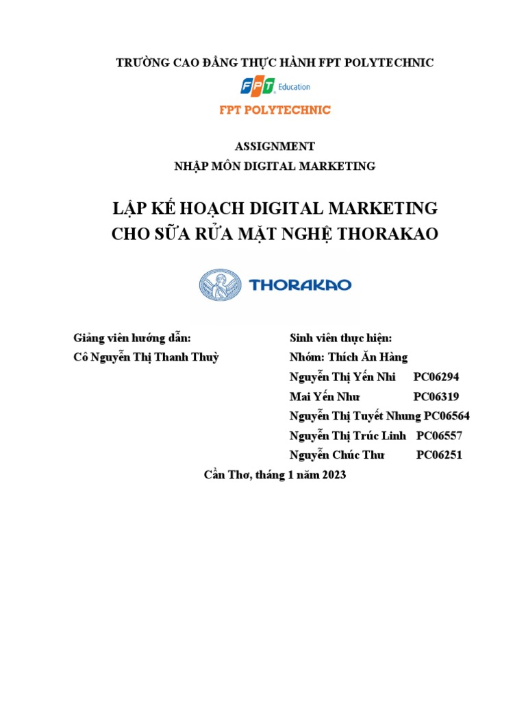 EC18303 DOM101 Thich An Hang Assignment | PDF
