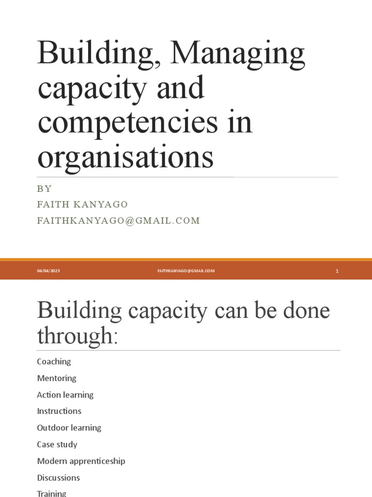 Building Compentencies | PDF | Competence (Human Resources) | Cognitive ...
