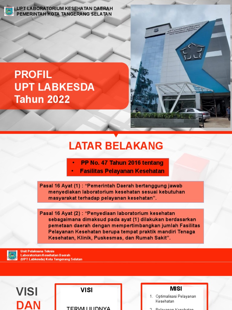 Profil UPT Labkesda Tangsel 2022 | PDF
