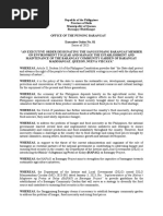 BDP Message of The Punong Barangay | PDF | Social Science | Finance ...