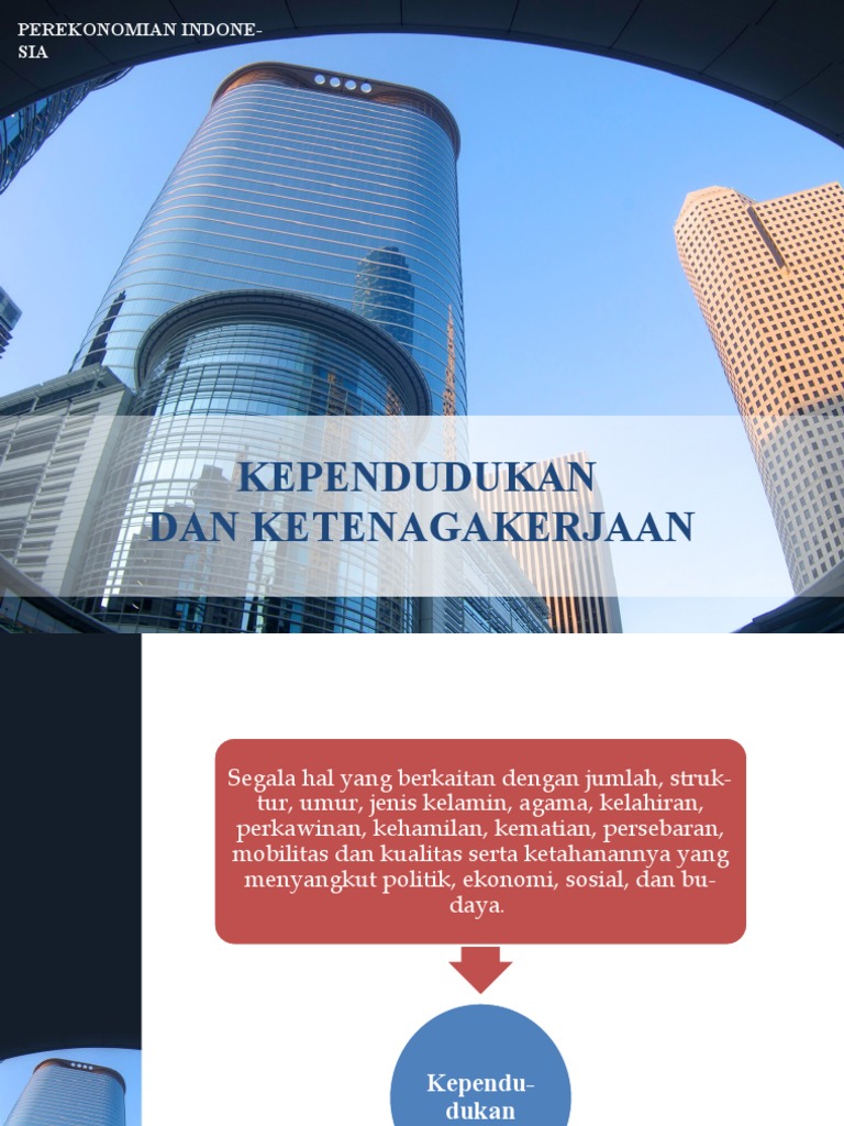 Kependudukan Dan Ketenagakerjaan | PDF