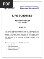 Life Science - gr9 - Notes | PDF | Measurement | Volume