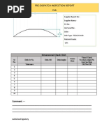 Pre-dispatch-Inspection Report of Funnel Inlet | PDF