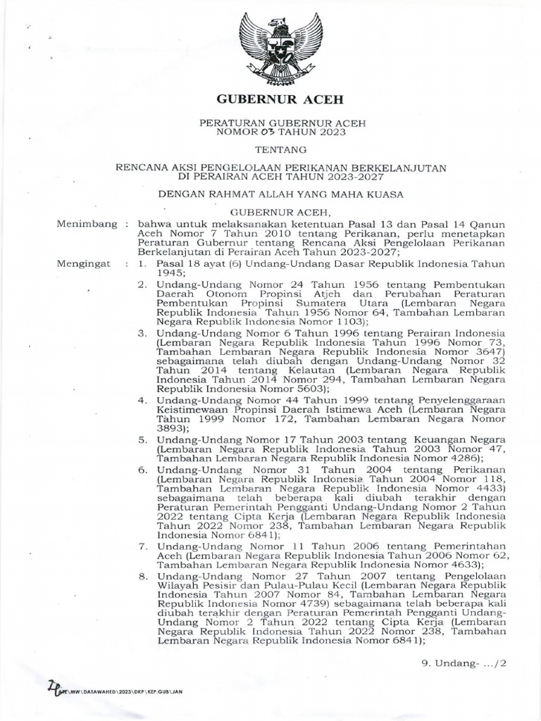 Gubernur Aceh: 1. Atjeh (Jtara | PDF