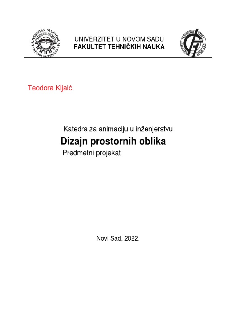 DPO Predmetni Projekat | PDF