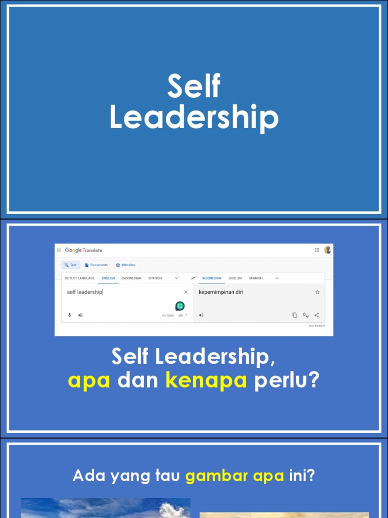 Self Leadership | PDF | Pengembangan Diri | Sains & Matematika