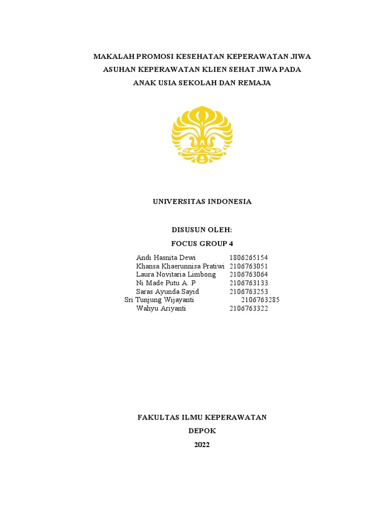 Makalah Jiwa FG 4 Fixx | PDF