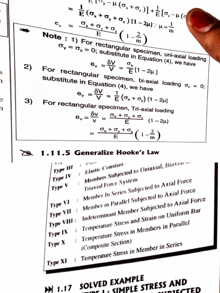 Rectangular I1 El1 2u1 PDF Stress Mechanics Young s Modulus