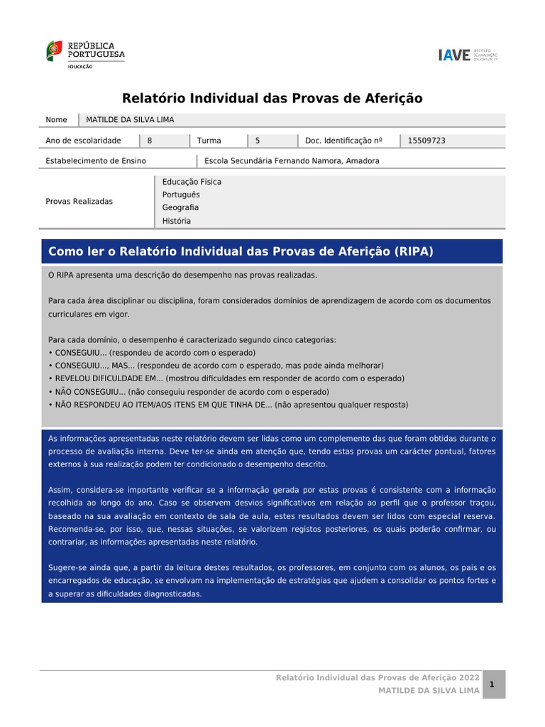 Matilde Lima | PDF | Pronome | Mapa