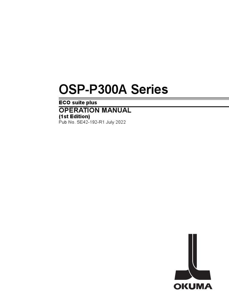 OSP-P300A Series: Operation Manual | PDF