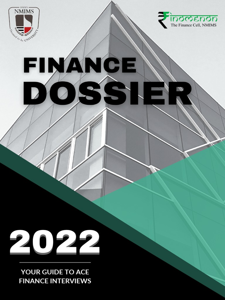 Finance Dossier 2022 | PDF | Cost Of Capital | Debits And Credits