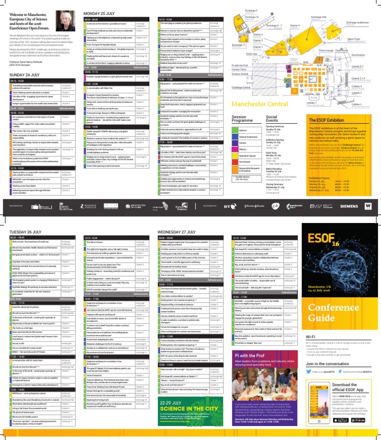 ESOF Mini Conference Guide | Download Free PDF | Science | Innovation