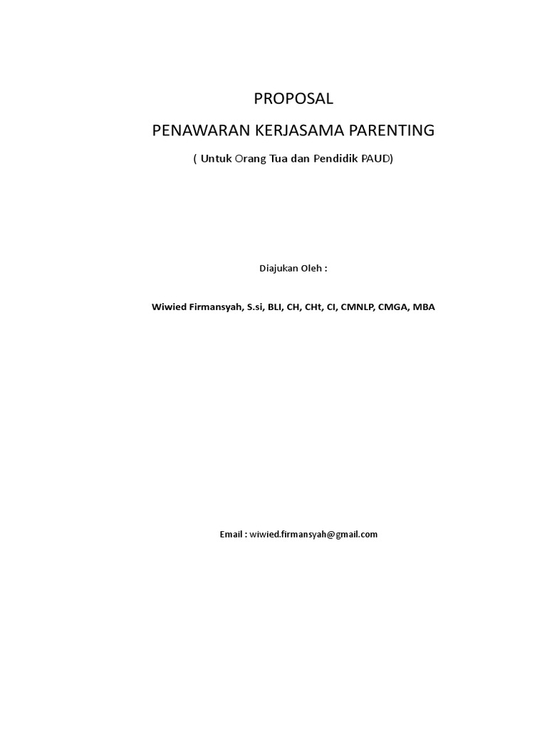 Proposal Penawaran Disdik Cimahi | PDF | Karier & Perkembangan
