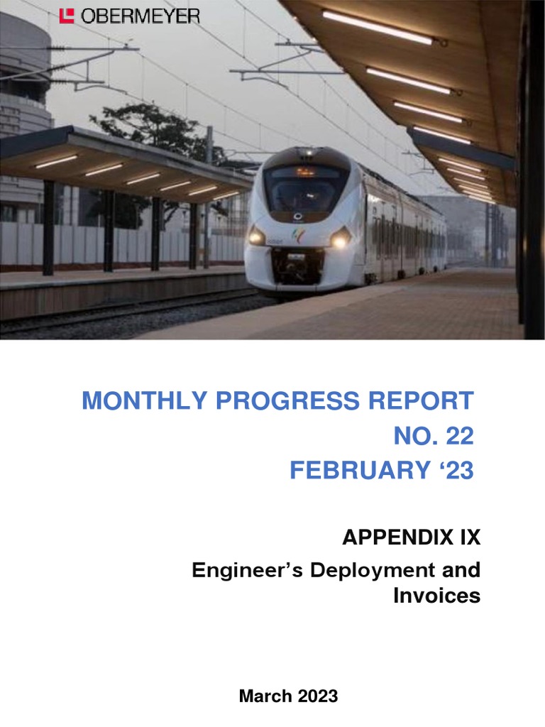 Appendix IX - Engineer's Deployment and Invoices | PDF | Infrastructure | Real Estate