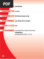 Opis Osebe - NATAŠA | PDF