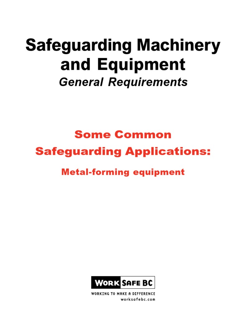 Safeguarding Metal-Forming Equipment | PDF | Mechanical Engineering ...