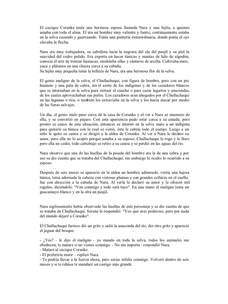 Leyenda de Ayaymama | PDF