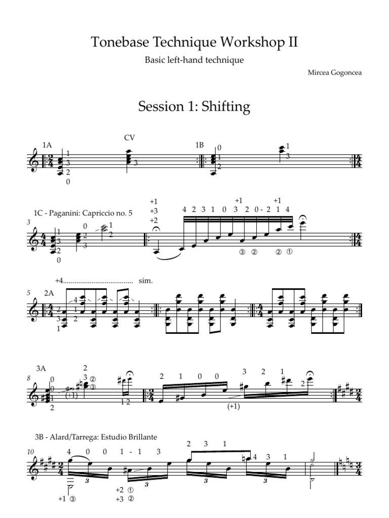 COMPLETE Tonebase Technique Workshop 02 | PDF