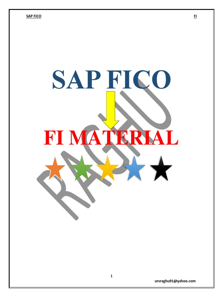 Sap Fico: Fi Material | PDF | Income Statement | Exchange Rate