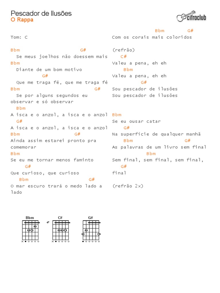 O Rappa - Pescador de Ilusões _ Cifra Club | PDF