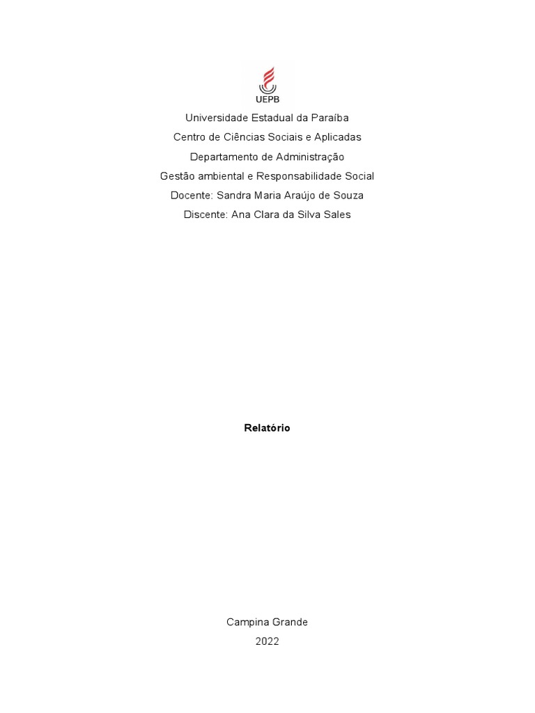 Capa Uepb | PDF | Externalidade | Economia