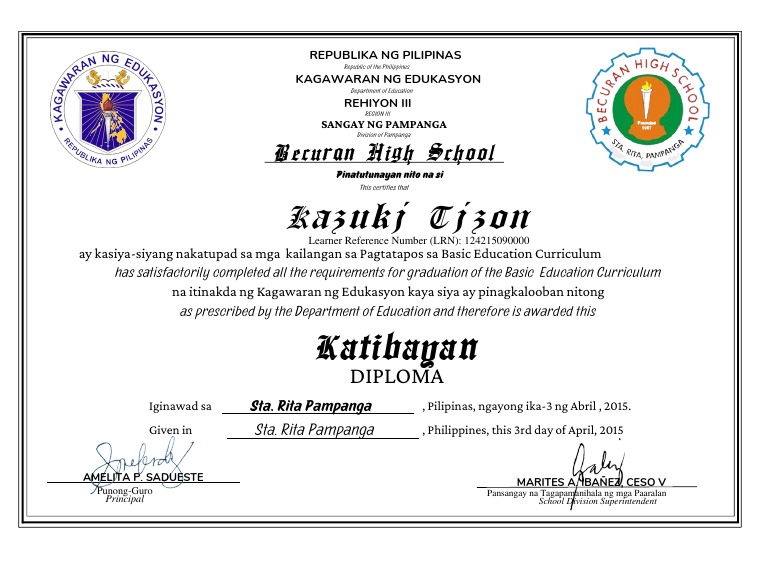 Diploma High School' | PDF