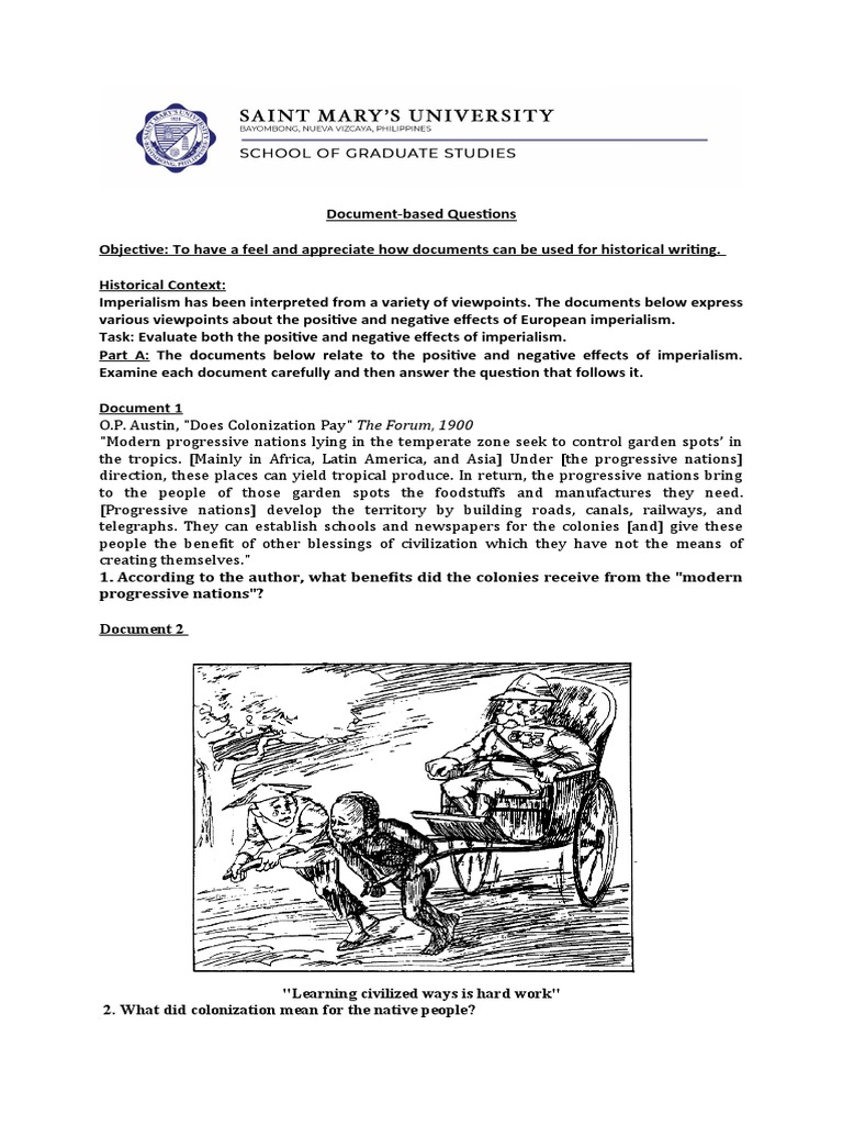 DBQ Imperialism | PDF | Imperialism | Colonialism