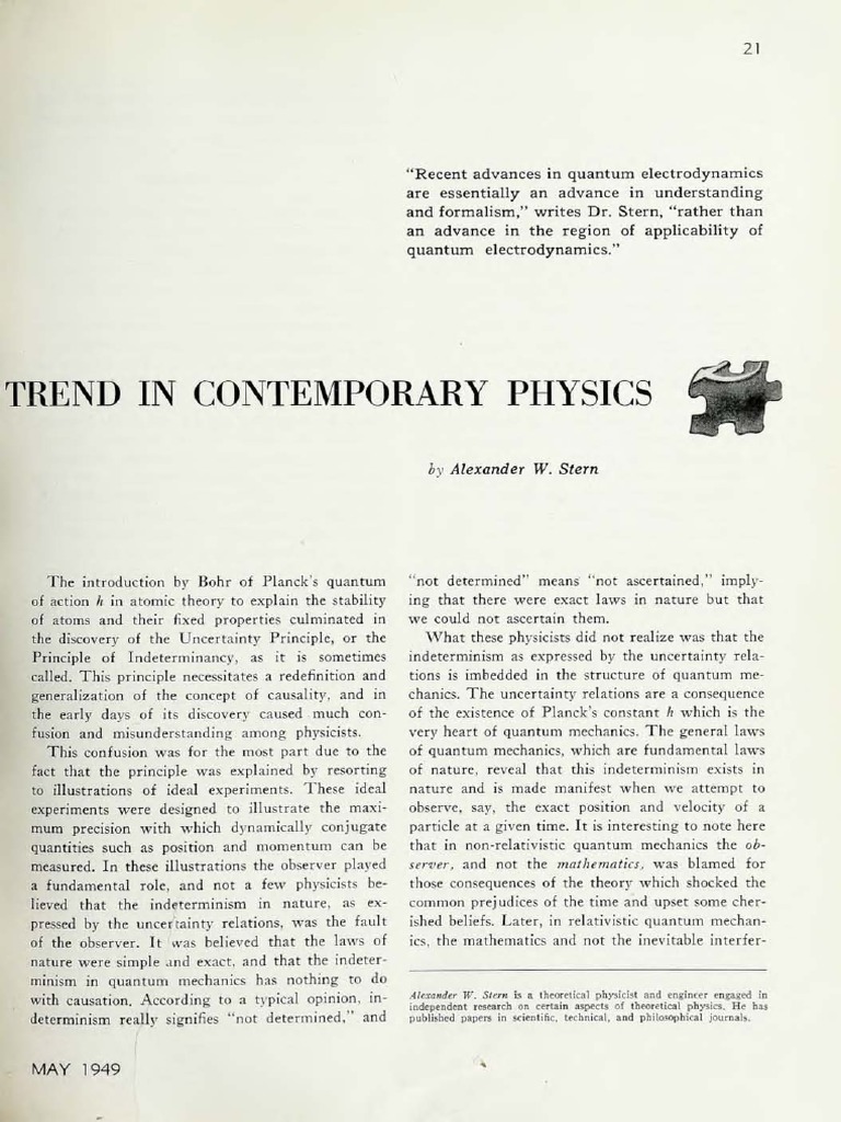 Uncertainty Principle 1949 | PDF | Electron | Quantum Field Theory
