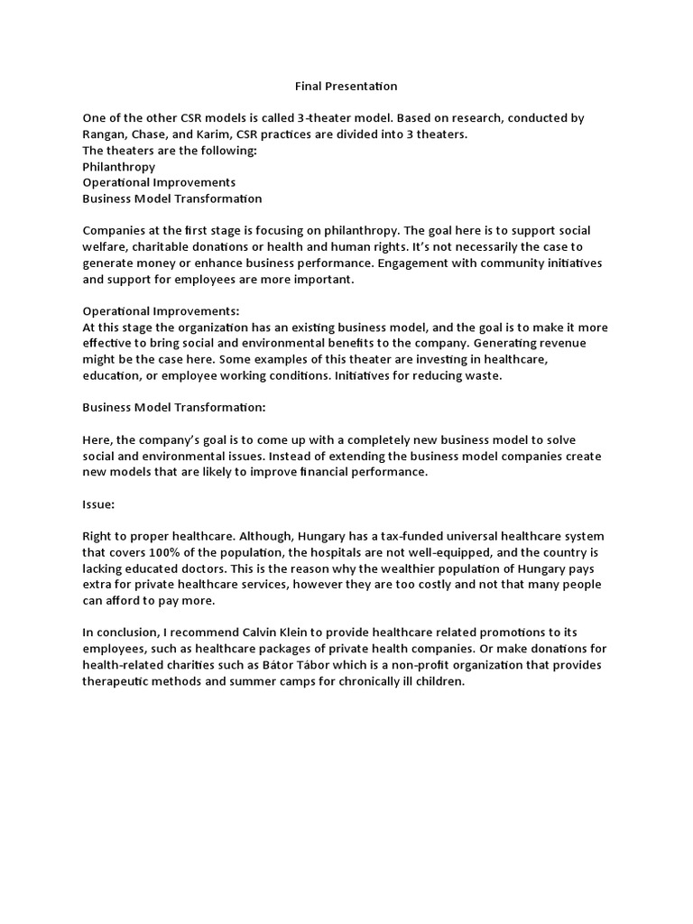 Final Presentation | PDF