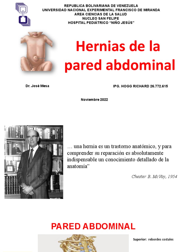 Hernias de La Pared Abdominal | PDF | Abdomen | Cirujano