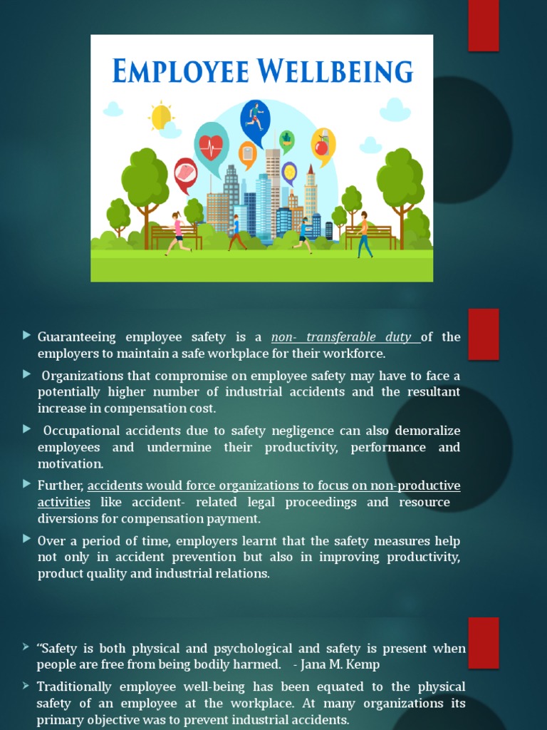 Employee Well-Being | PDF | Occupational Safety And Health | Safety