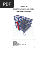 Structural Analysis Report of Residential Building | PDF | Concrete ...