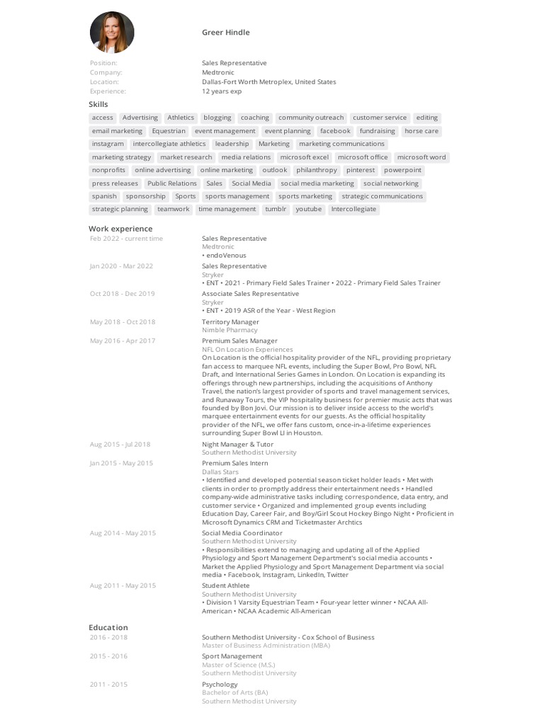 Greer Hindle | PDF | Business