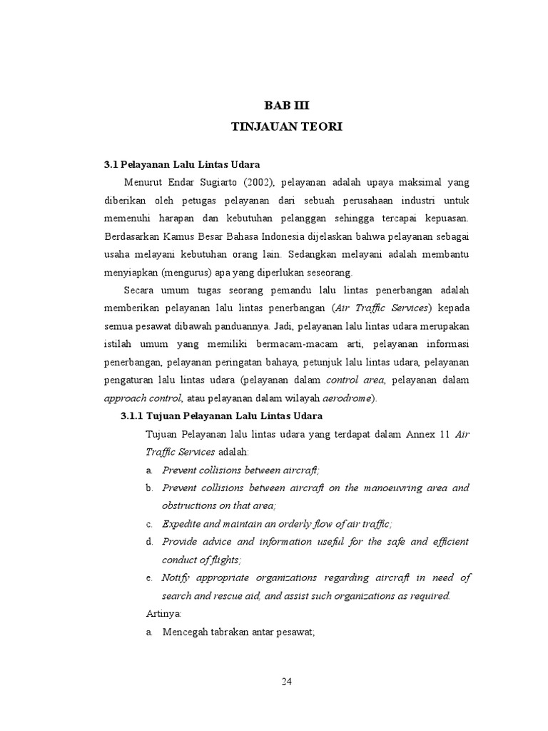 Bab Iii Tinjauan Teori Pdf