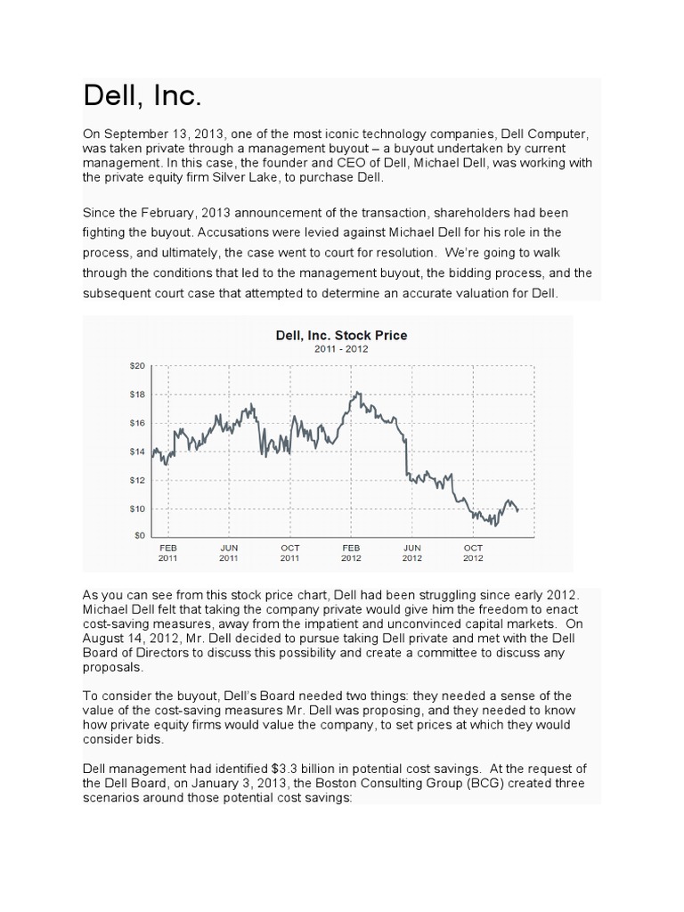 Dell | PDF | Dell | Stocks